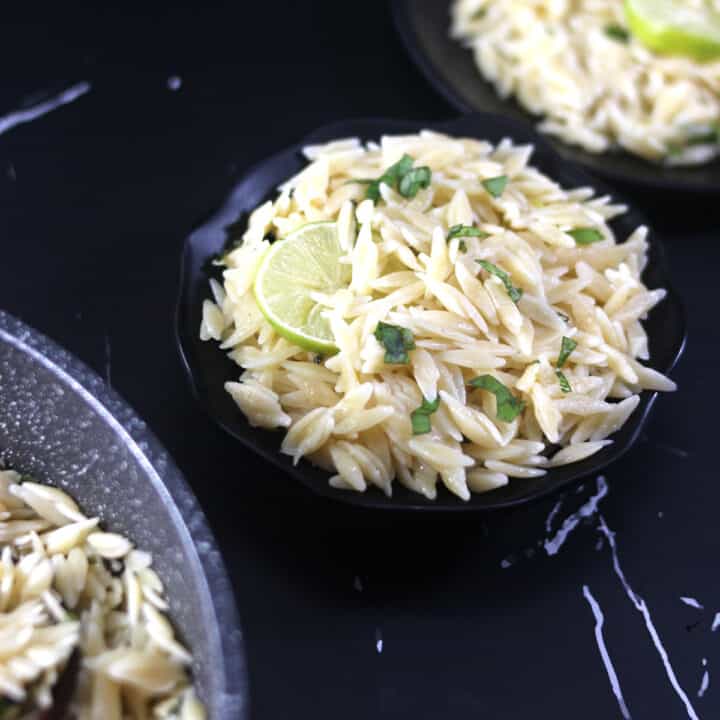 Lemon Orzo | Easy One Pot Pasta - Cook with Kushi