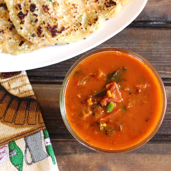 Easy Tomato Curry | Tomato Gojju - Cook with Kushi