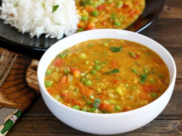 MIXED VEGETABLE DAL - Cook with Kushi