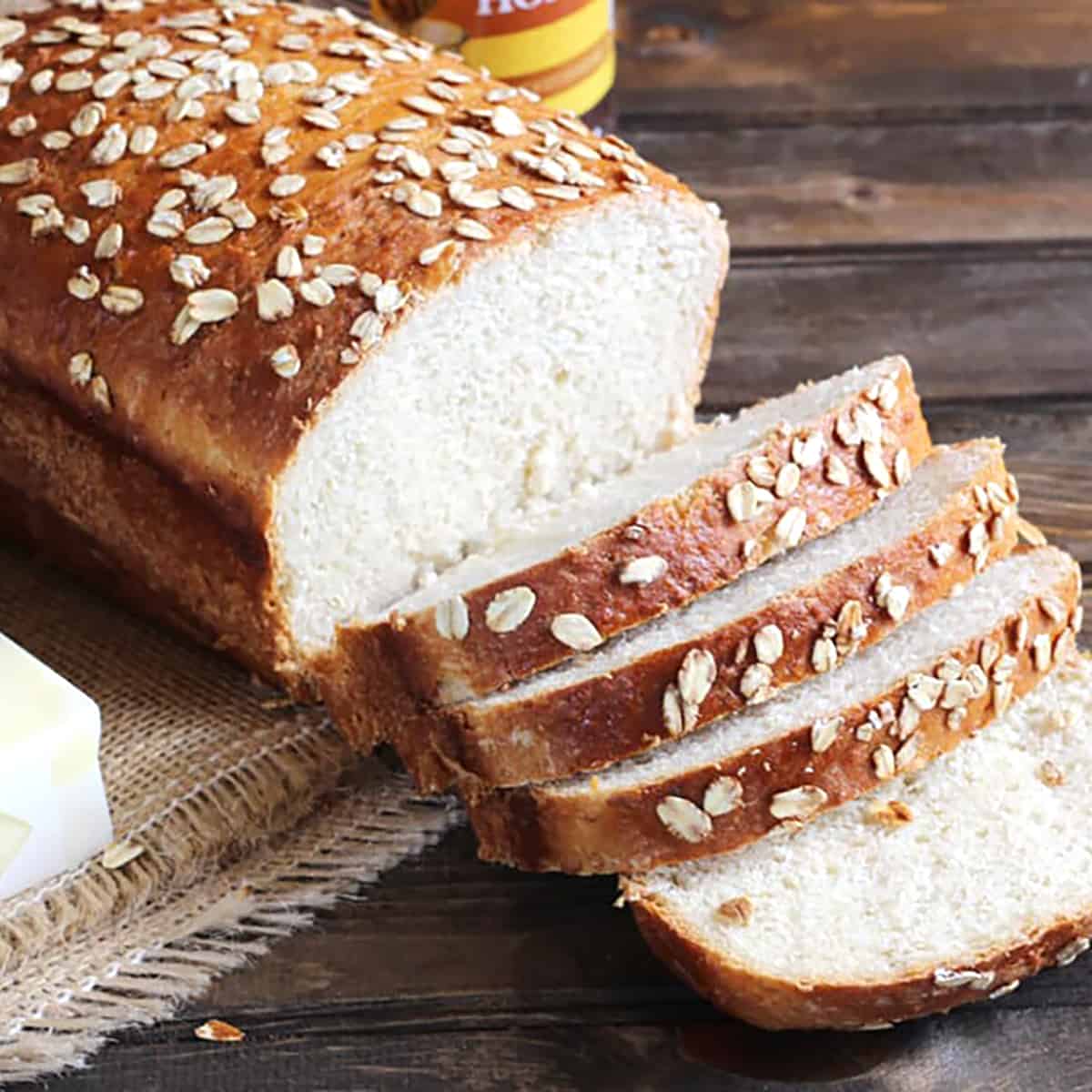Oat Bread Recipe | Honey Oatmeal Bread - Cook with Kushi
