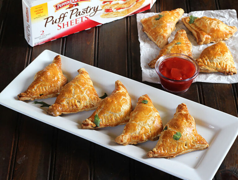 Easy Puff Pastry Samosa Recipe | Vegetable Samosa - Cook with Kushi