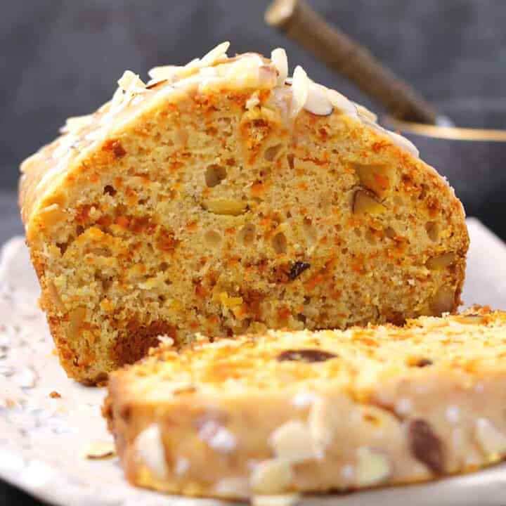 Gajar Halwa Cake | Best Indian Carrot Cake - Cook with Kushi