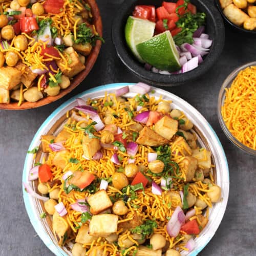 ALOO CHANA CHAAT | POTATO CHICKPEA SALAD - INDIAN CHAAT RECIPE - Cook ...