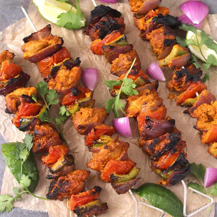 Chicken Tikka | Chicken Kebab - Cook with Kushi