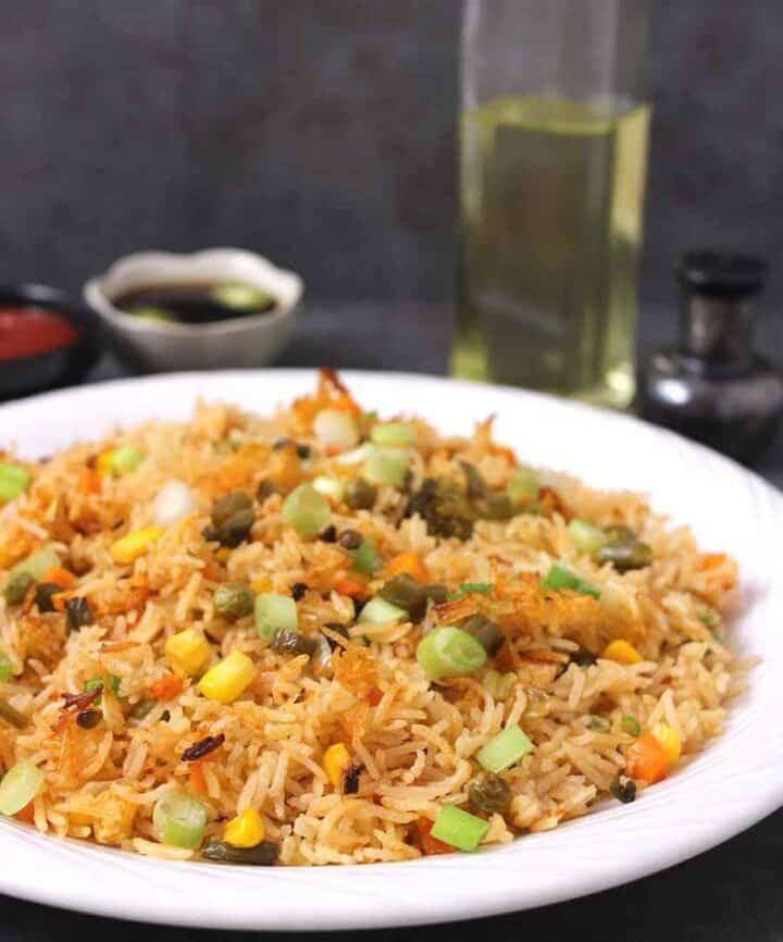 Baked Fried Rice (Easy & Healthy)