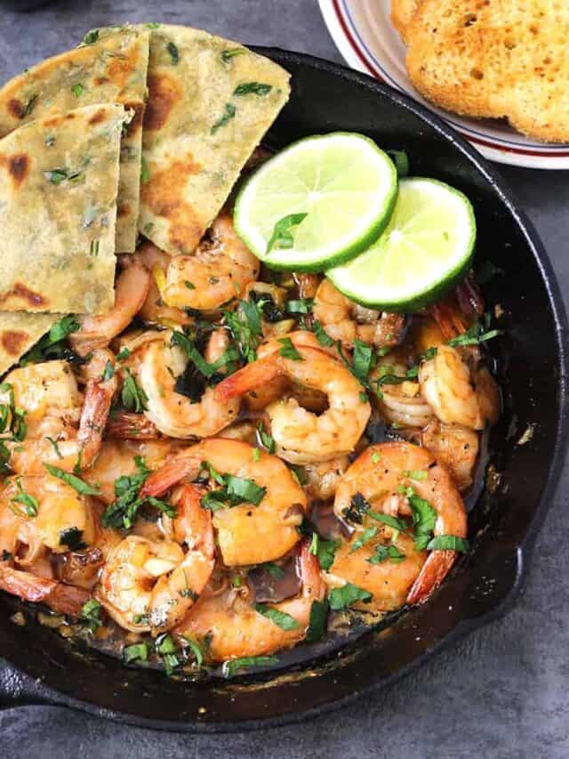 Must try Garlic Butter Shrimp - Cook with Kushi