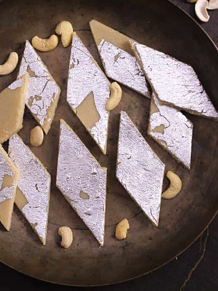 Milk Barfi Recipe | Milk Powder Burfi - Cook with Kushi