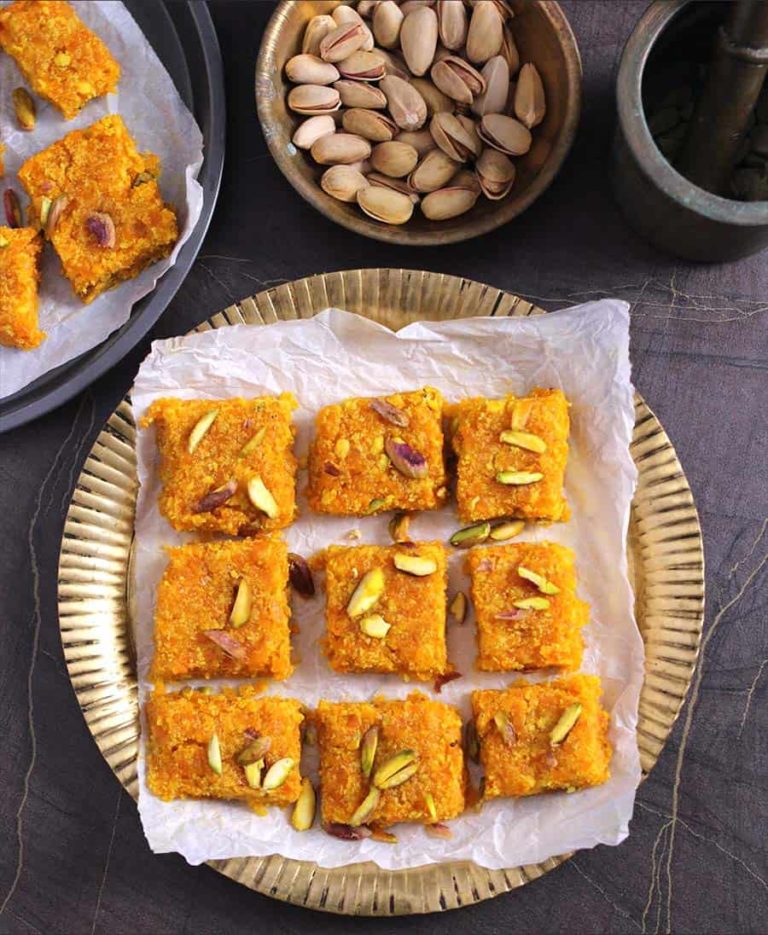 Carrot Burfi Recipe - Best Carrot Dessert | Gajar Ki Barfi