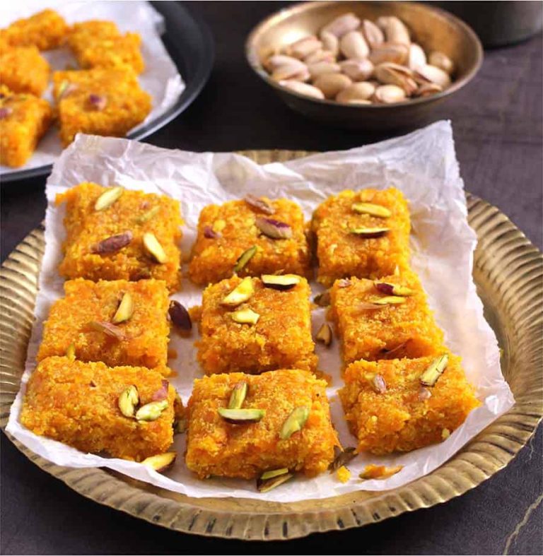 Carrot Burfi Recipe - Best Carrot Dessert | Gajar Ki Barfi