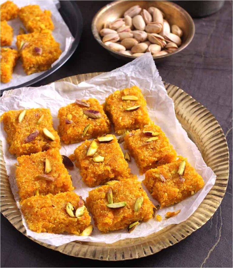Carrot Burfi Recipe - Best Carrot Dessert | Gajar Ki Barfi