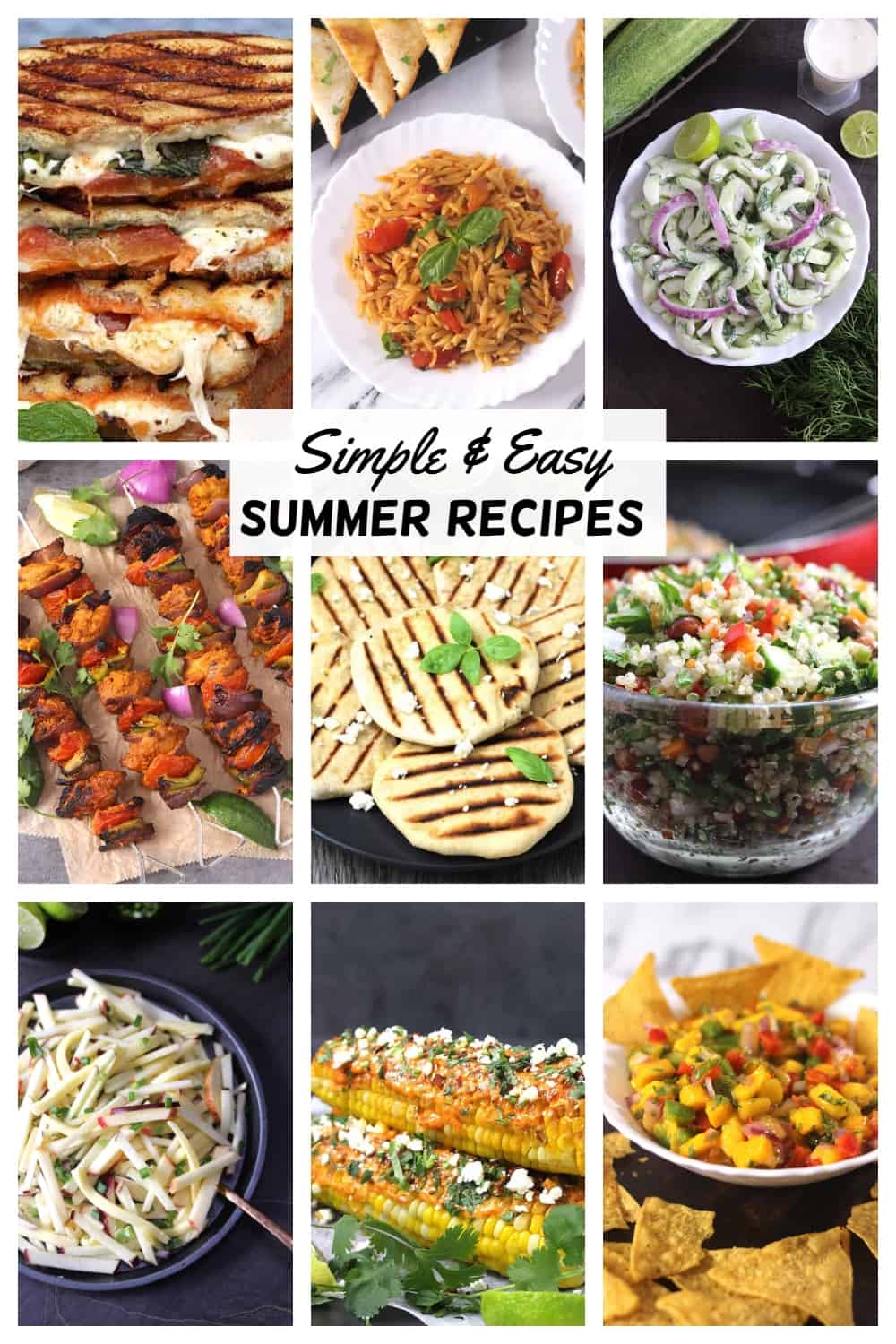 Best Summer Recipes | Summer Salads and more - Cook with Kushi