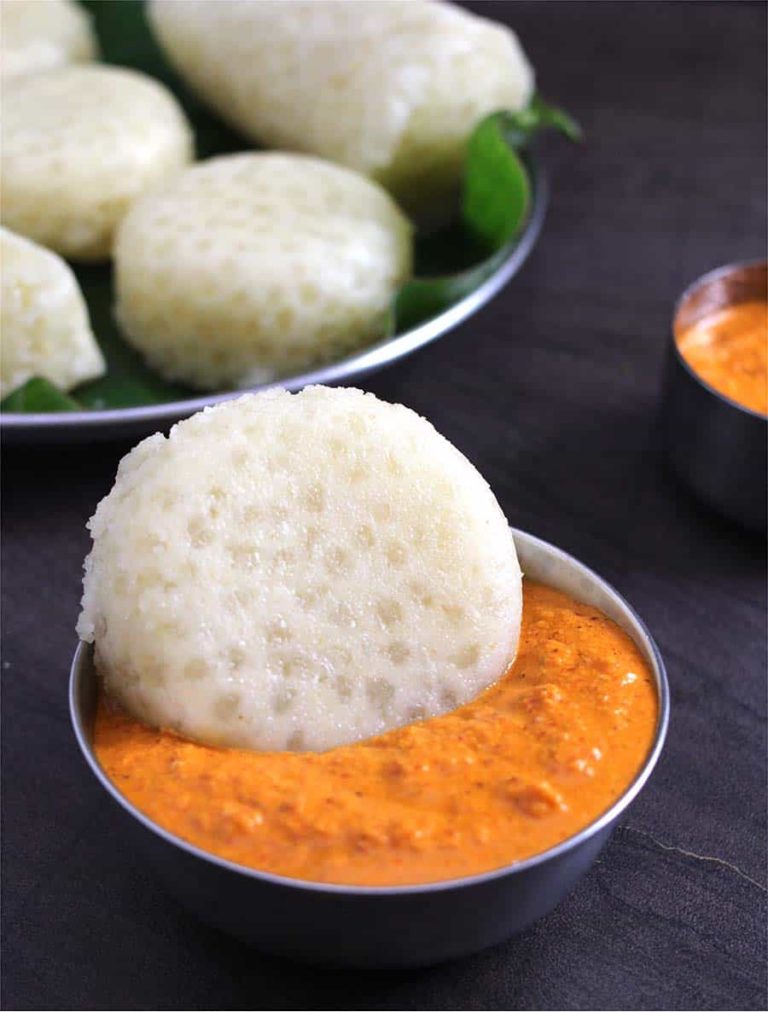 How to make Saubana Idli at home with Red Chutney