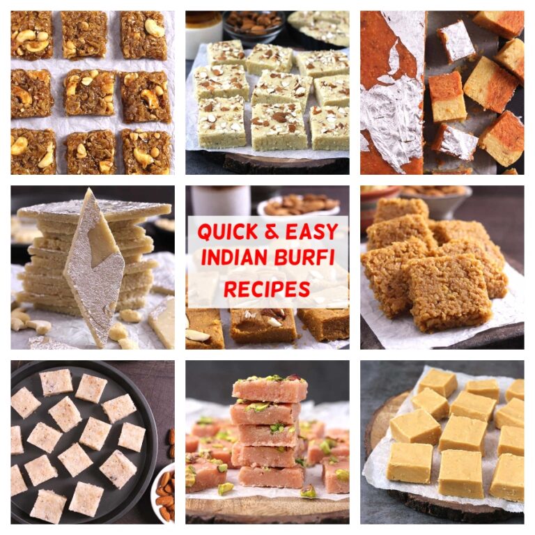 EASY BURFI RECIPES | SIMPLE BARFI RECIPES | INDIAN SWEETS & DESSERTS ...