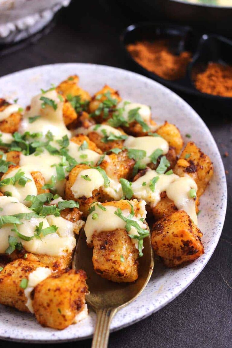 Peri Peri Paneer With Cheese Sauce | Easy Paneer Recipe