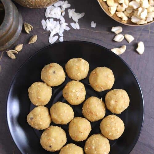 POHA LADDU | AVAL LADDU | HOW TO MAKE POHA LADOO WITH JAGGERY - Cook ...