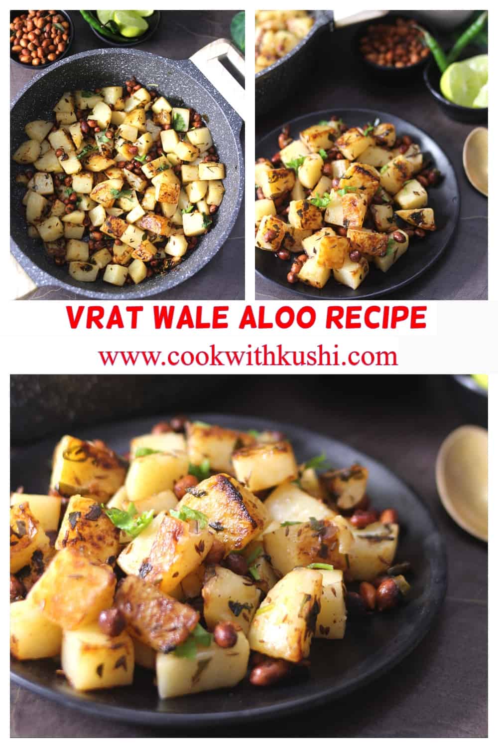 Vrat Wale Aloo | Easy Potato Fry | Navratri Recipe - Cook with Kushi