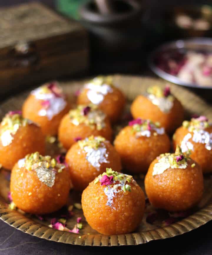 Motichoor Ladoo Recipe | Motichur Laddu - Cook with Kushi
