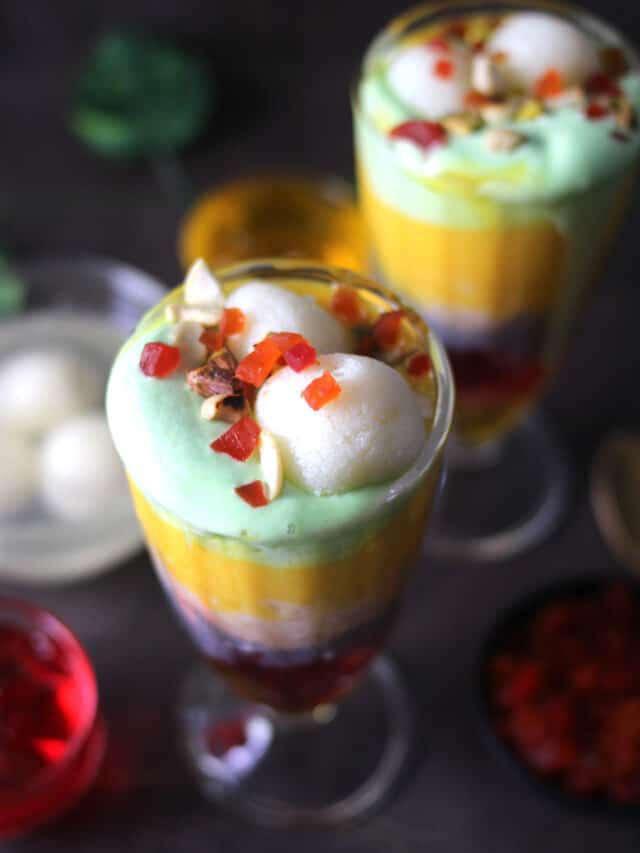 Rasgulla Falooda | Homemade Faluda | Special Indian Fusion Dessert ...