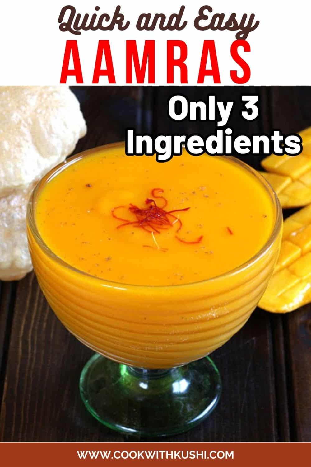 Aamras (Recipe with Sweet Mango Pulp) - Cook with Kushi