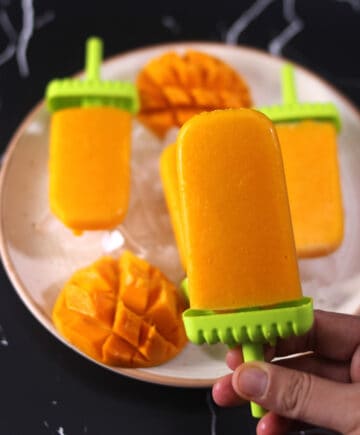 Homemade Mango Popsicles - Cook with Kushi