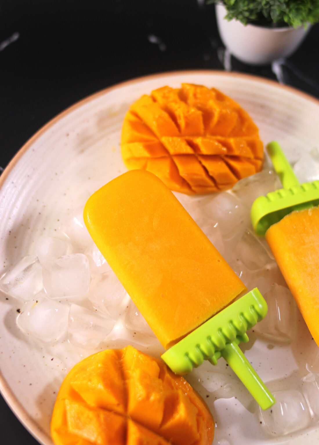 Homemade Mango Popsicles - Cook with Kushi