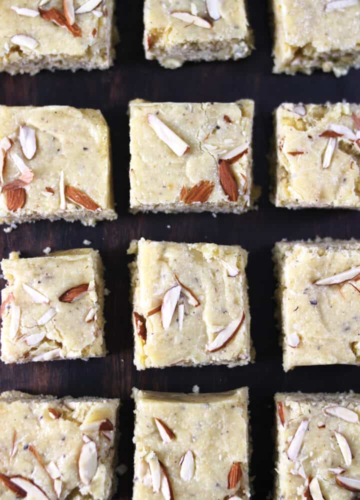 Rava Burfi Recipe | Rava Coconut Barfi - Cook with Kushi