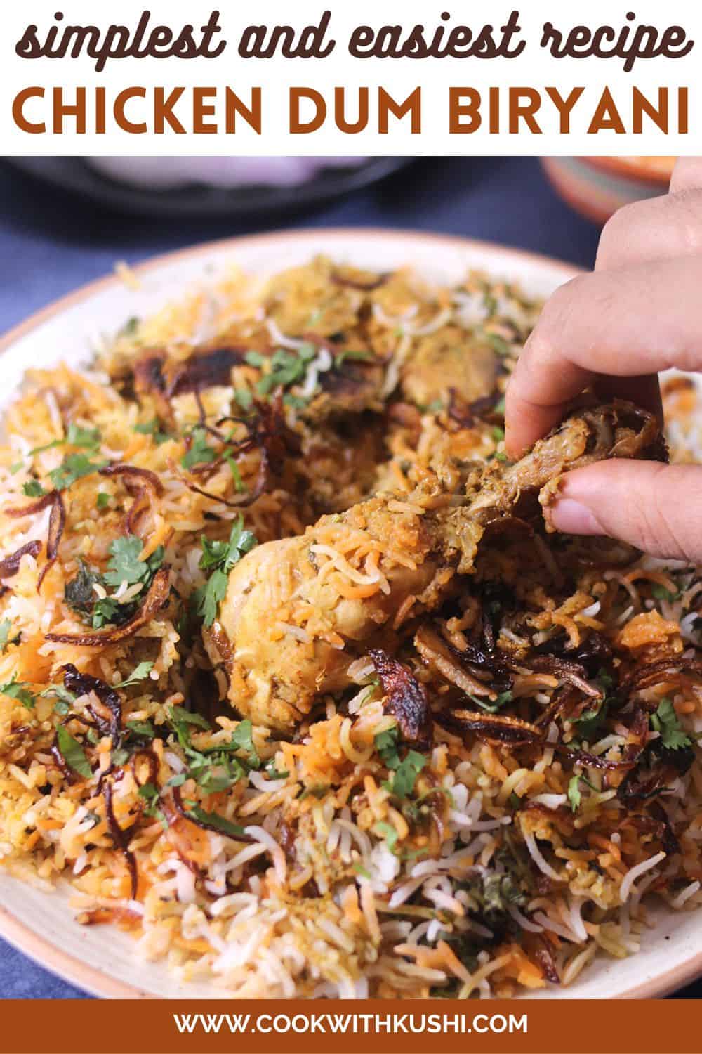 Hyderabadi Chicken Dum Biryani Recipe | Kacchi Biryani - Cook with Kushi