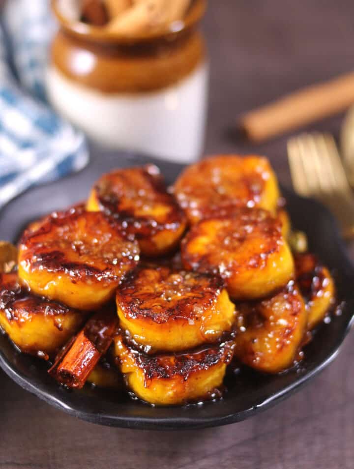 Caramelized Plantains or Bananas | Best Plantain Recipe - Cook with Kushi