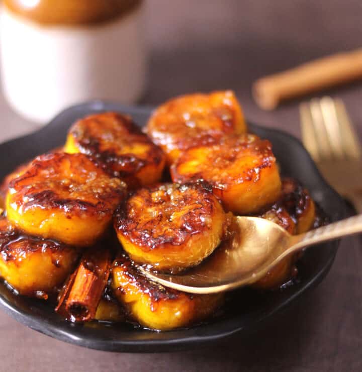 Caramelized Plantains or Bananas | Best Plantain Recipe - Cook with Kushi