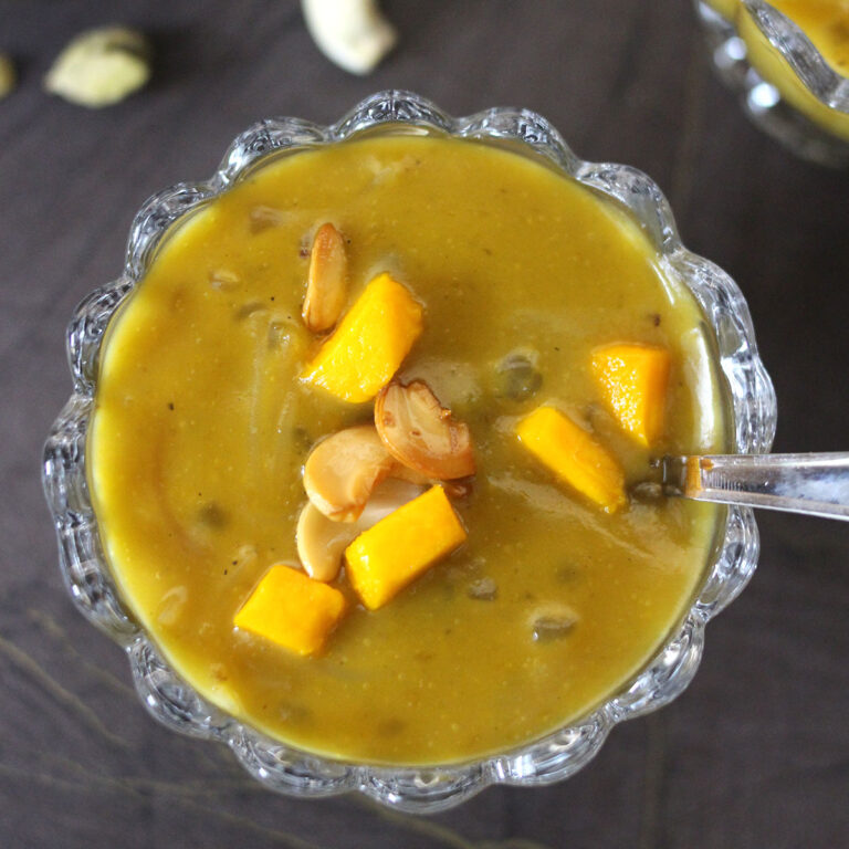 Sabudana Mango Payasam | Sago Mango Kheer with Jaggery - Cook with Kushi