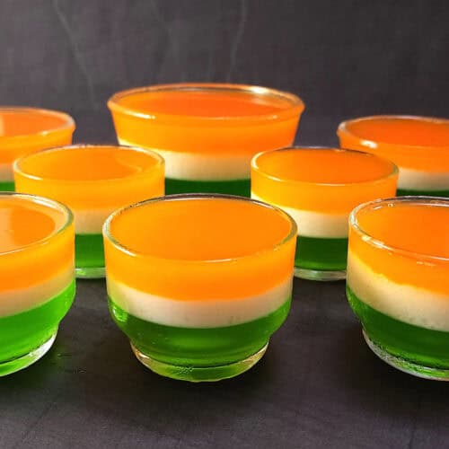 Layered Jello Dessert | How To Make Jelly - Cook with Kushi