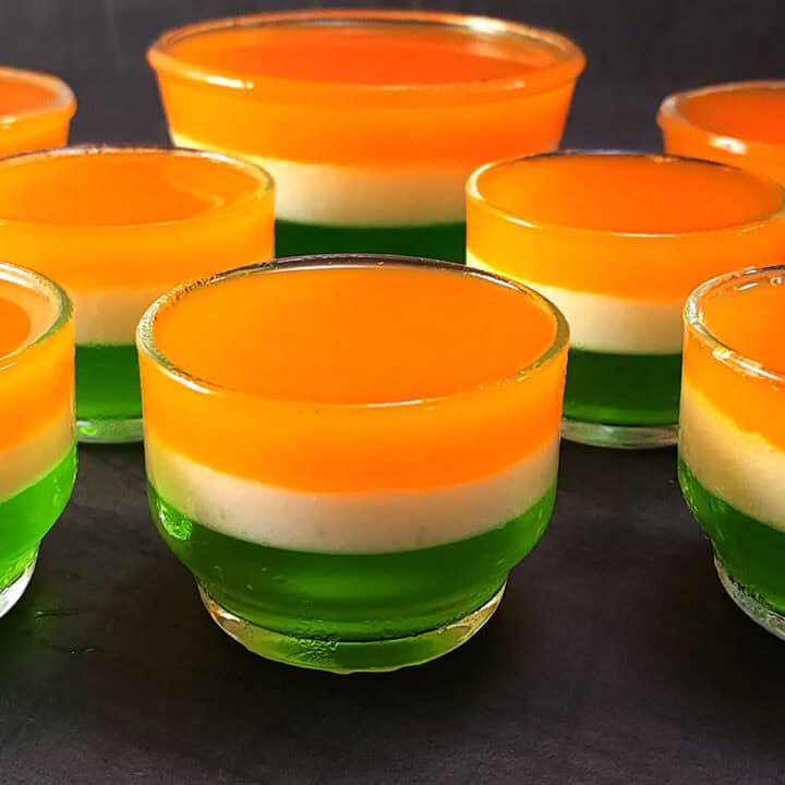 Layered Jello Dessert | How To Make Jelly - Cook with Kushi