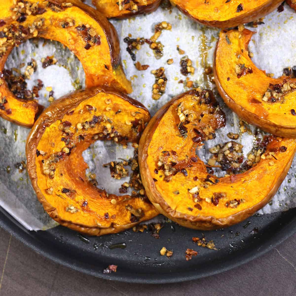 Roasted Pumpkin Recipe - 2 Ways - Cook with Kushi