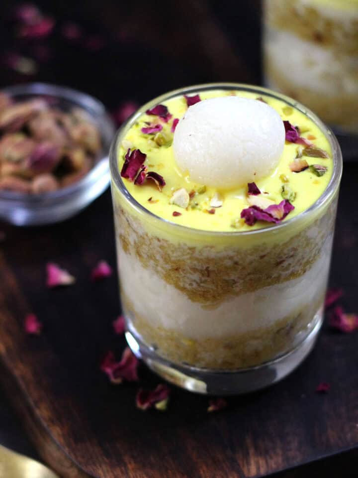 Indian Mithai Trifle Dessert - Cook with Kushi