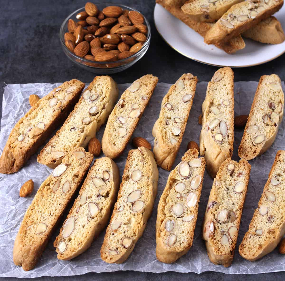 Almond Biscotti Recipe - Twice-Baked Italian Cookies - Cook with Kushi