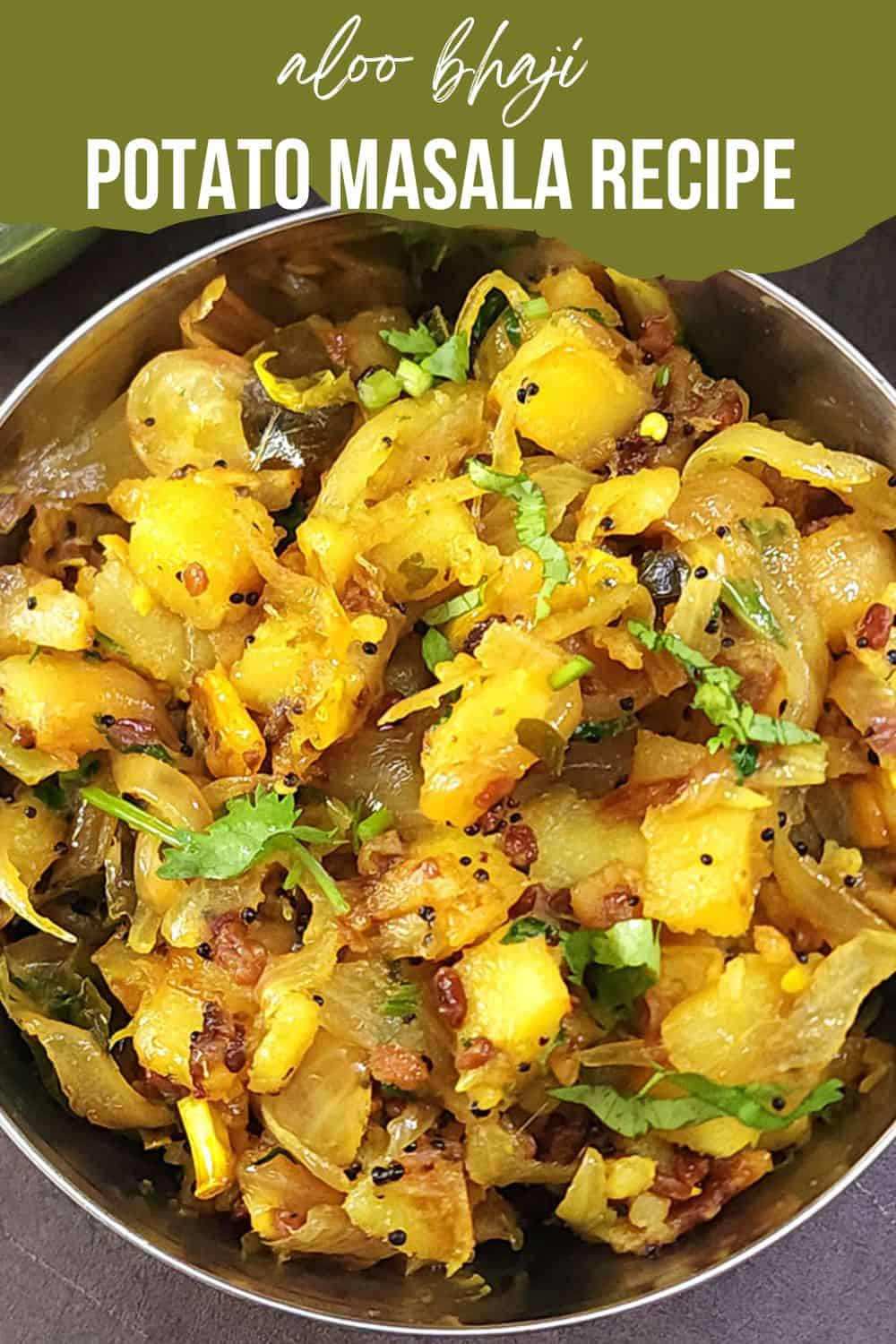 Potato Masala for Masala Dosa, Poori Aloo Bhaji - Cook with Kushi