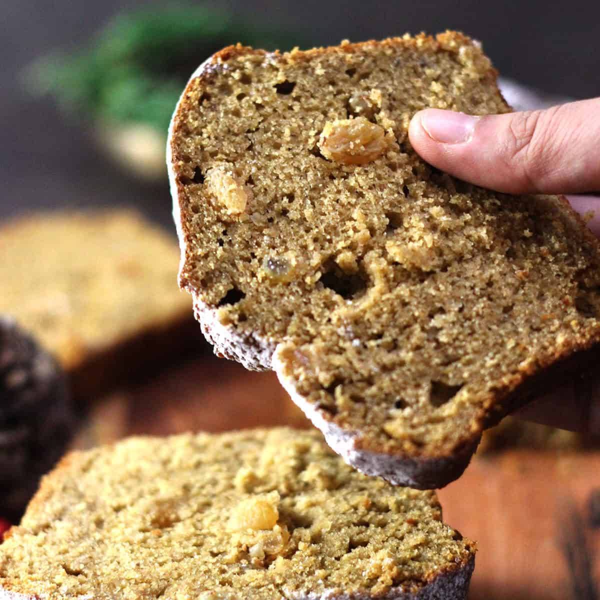 Gingerbread Banana Bread - Easy Holiday Bread Recipe - Cook with Kushi