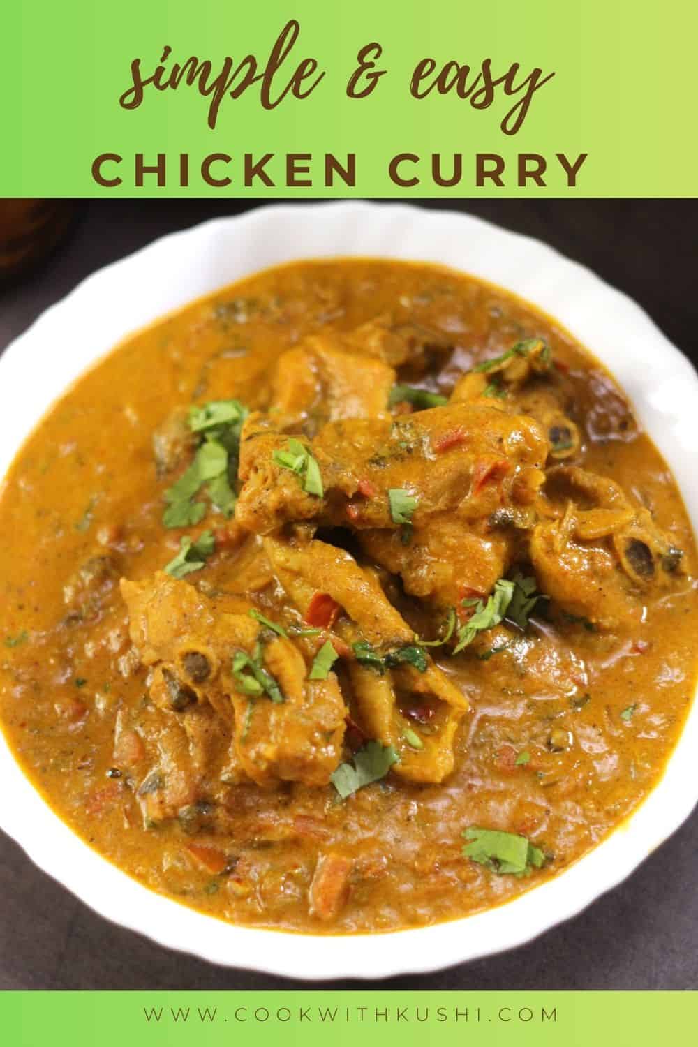 Chicken Curry Recipe | Curried Chicken - Cook with Kushi